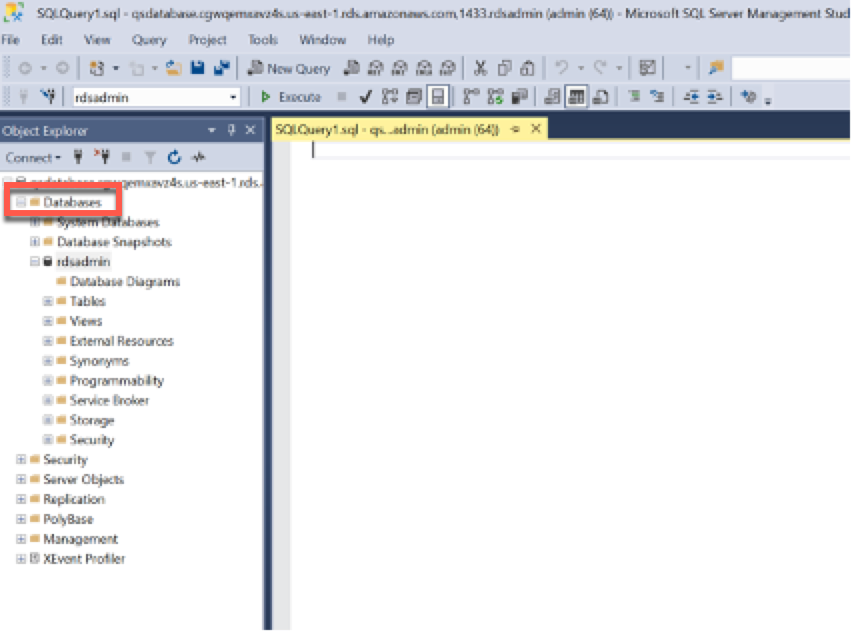 Visualize Data In Amazon Rds For Sql Server Using Amazon Quicksight